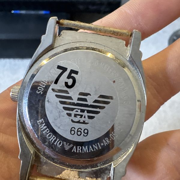 Emporio Armani Men's watch face | WatchCharts Marketplace