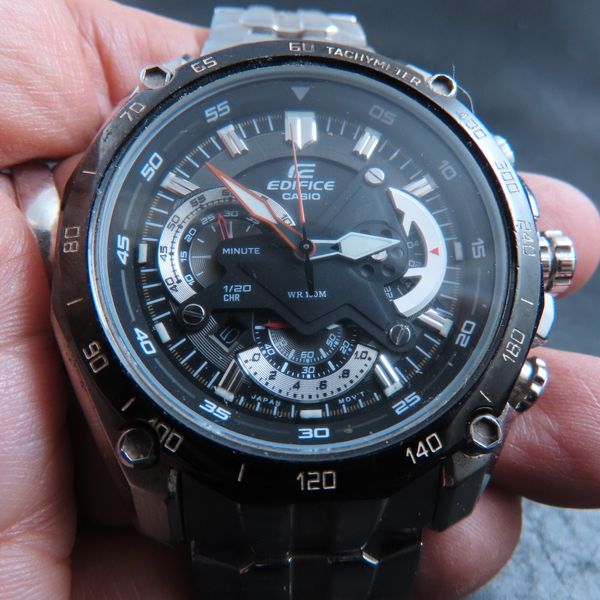 EF-550 Casio Edifice Chronograph Quartz Men Watch | WatchCharts Marketplace