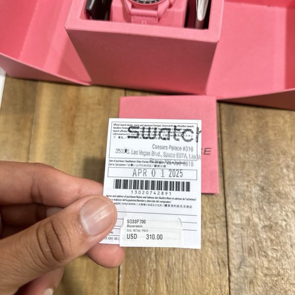 Swatch Omega Moonswatch Mission To The Pink Moonphase w Receipt FAST SHIP ð â ¡ï¸ | WatchCharts ...