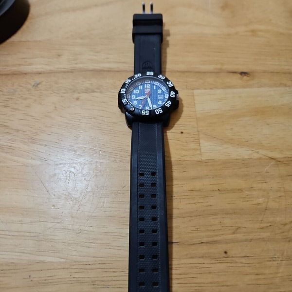 Luminox Navy Seal Colomark 25th Anniversary Carbon Blue Dial Watch 3050 ...