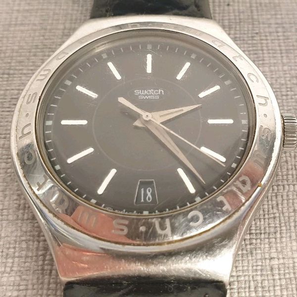 Swatch Irony AG 1998 Date Automatic Watch Men Vintage 90s Swatch ...