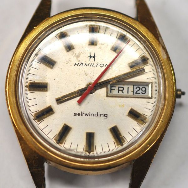 Vintage Men Hamilton Self Winding Wristwatch Watch Part Repair #WL178 ...