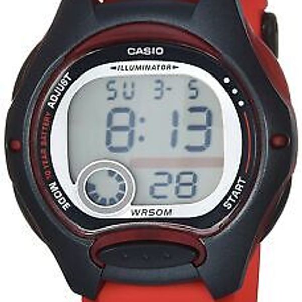 Casio LW-200-4AVCF Classic Women's Watch Digital Display Red Band ...