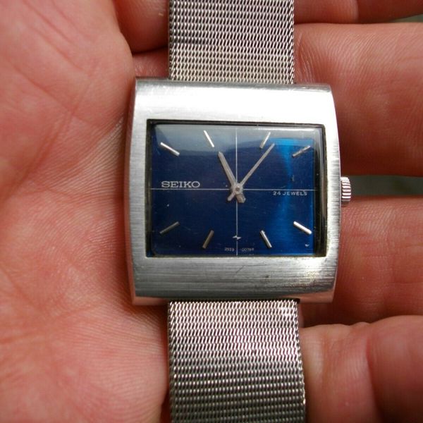 Vintage Seiko manual wind 2559-3019 Mens Wrist Watch 24 Jewel Looks ...