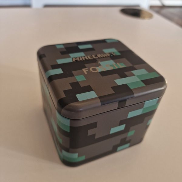 Fossil Men's Minecraft x Fossil Limited Edition Deepslate Black Watch ...