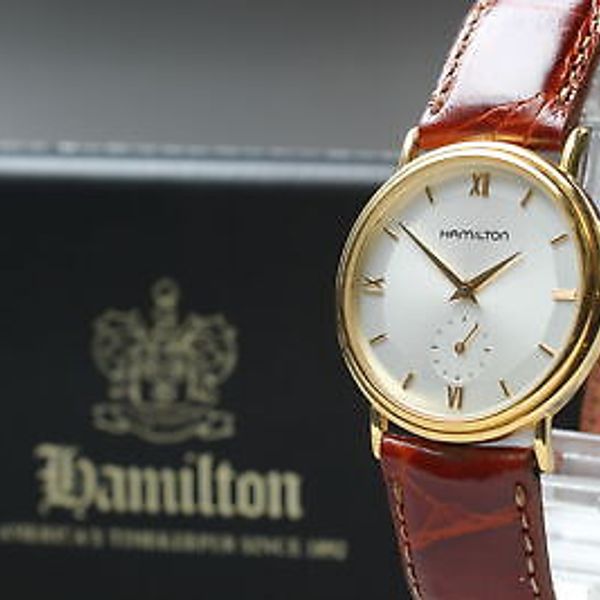 Full Set [Near MINT] Hamilton 6210 Registered Edition Men's Quartz ...