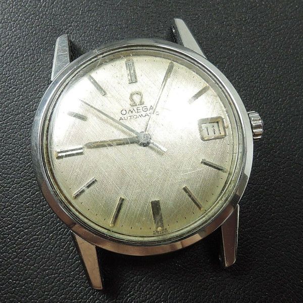 Vintage 1965 Omega Caliber 560 Automatic Watch Linen Dial Men's KL-6312 ...