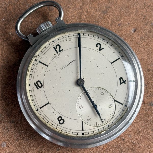 Vintage Longines sector dial pocket watch | WatchCharts Marketplace