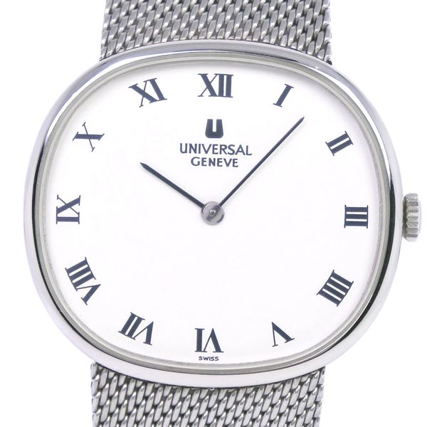[Universal Gen? Ve] Universal Geneve 8420 25/0403 Stainless Steel ...