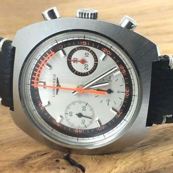 LONGINES Nonius 8271 Chronograph 330 - Vernier Scale Valjoux 72 NOS ...