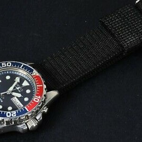 Seiko 5M43-0A49 SKJ003 Kinetic 200m Submariner style Pepsi bezel, blue ...