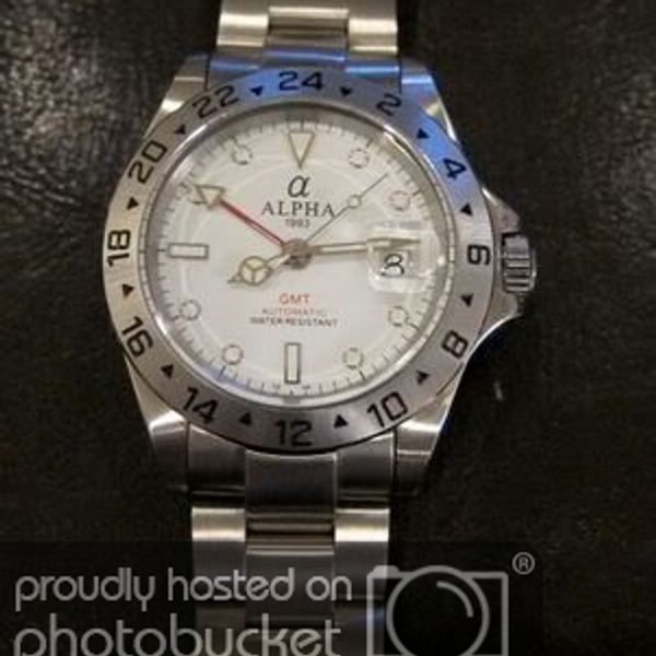 SOLD: Alpha Explorer White Dial | WatchCharts Marketplace