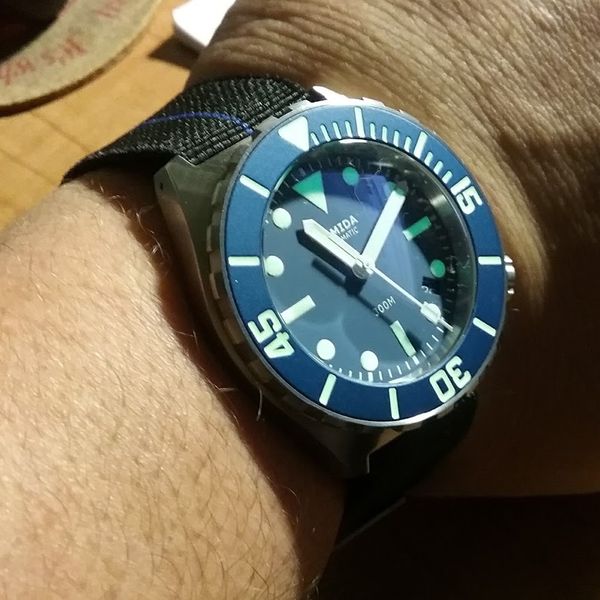 SOLD: ARMIDA A1 42mm, MATT BLUE STAINLESS STEEL - WITH DATE | WatchCharts