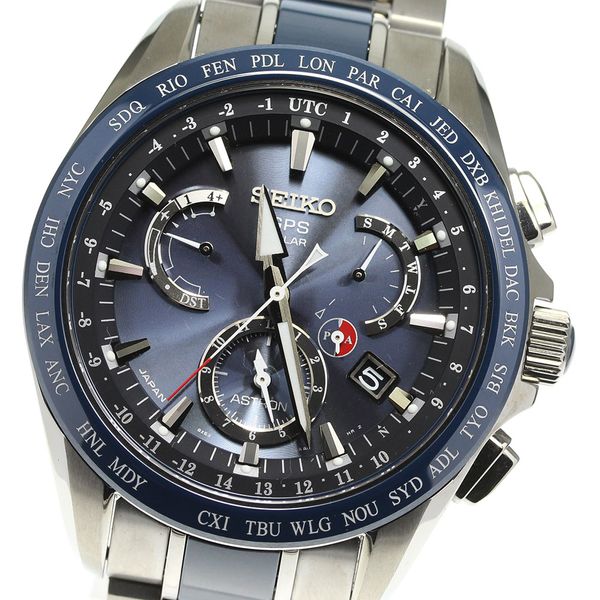 With box [SEIKO] Seiko Astron 8X series GPS SBXB043 / 8X53-0AB0-2 Solar ...