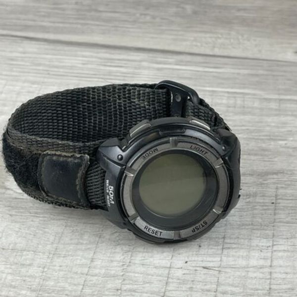 TGHK AW 91-510 Men's Black Straps 5o M Water Resistant Quartz Digital ...