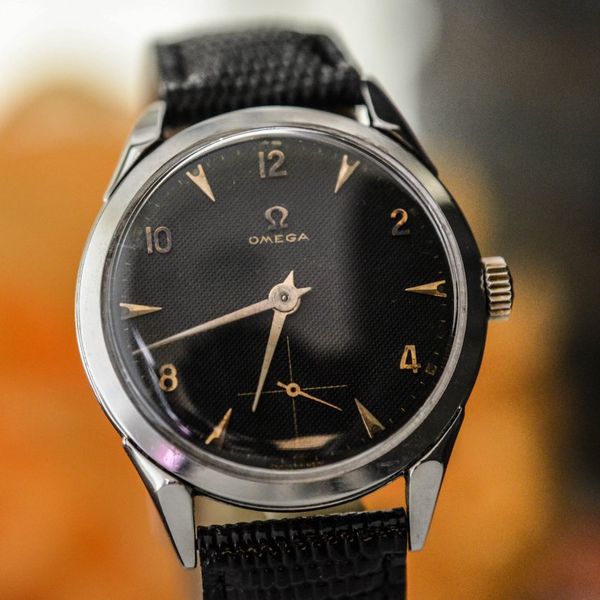 FS Black waffle dial Omega 2605-11 | WatchCharts Marketplace