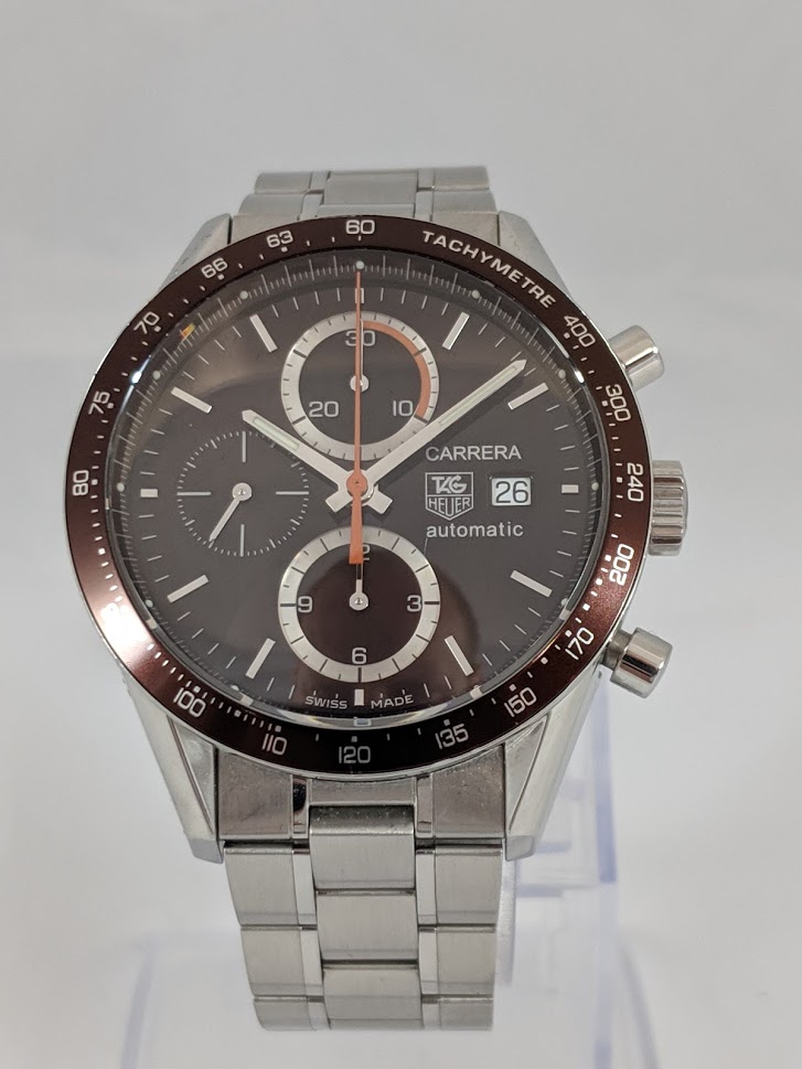 FS: Tag Heuer Carerra Chronograph - Brown Dial | WatchCharts Marketplace