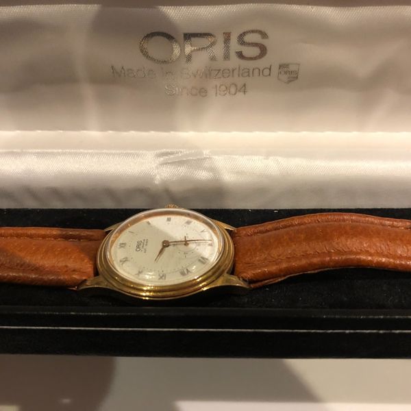 ORIS 7427-26 Manual Wind Men's Watch Gold with original case. | WatchCharts Marketplace