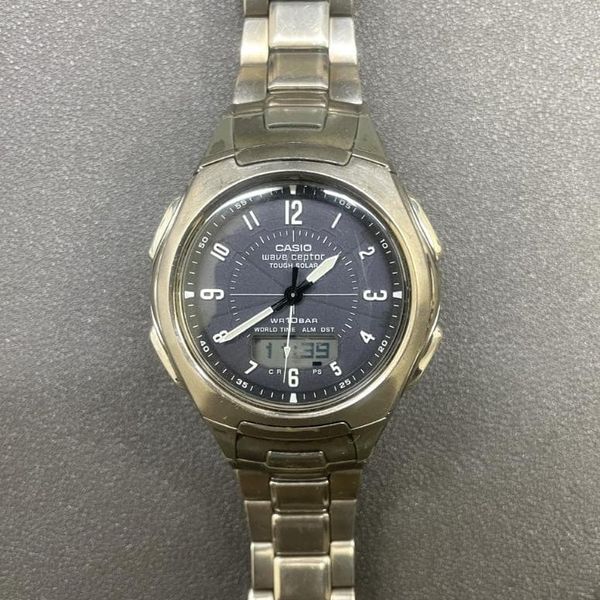 Casio Waveceptor Titanium Watch WVA-430TJ Solar Powered Tested Model ...