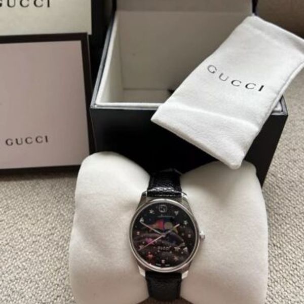 Gucci G-Timeless 36mm Stars and Planet Moonphase Dial Watch ...