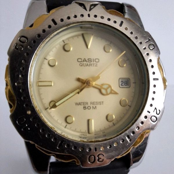 Vintage Casio MTP-3005 Mens Quartz Diver Style Watch - Fully Working ...