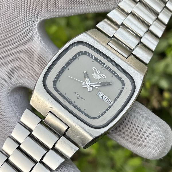 Vintage Seiko 5 Automatic TV Shape Japan Made Menâ s Watch 6309-5080 ...