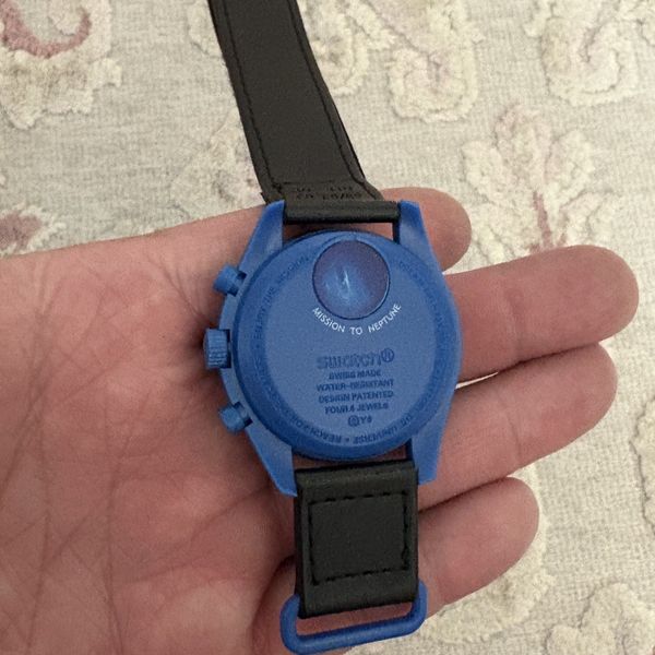 Swatch Mission To Neptune - Bioceramic Speedmaster Moonswatch ...