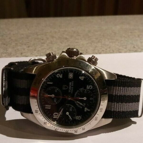 Tudor Prince Date Chronograph with replacement case | WatchCharts