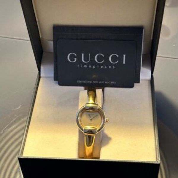 vintage Gucci gold watch womens | WatchCharts Marketplace