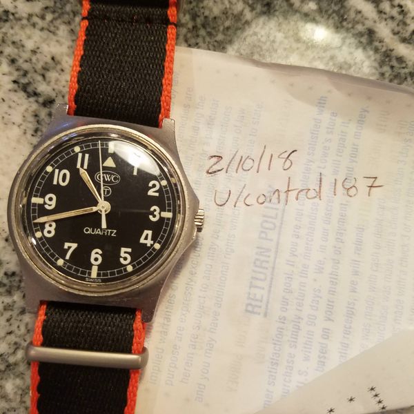 [WTS] CWC G10 Fatboy British MoD issue, 1982, fresh battery ...