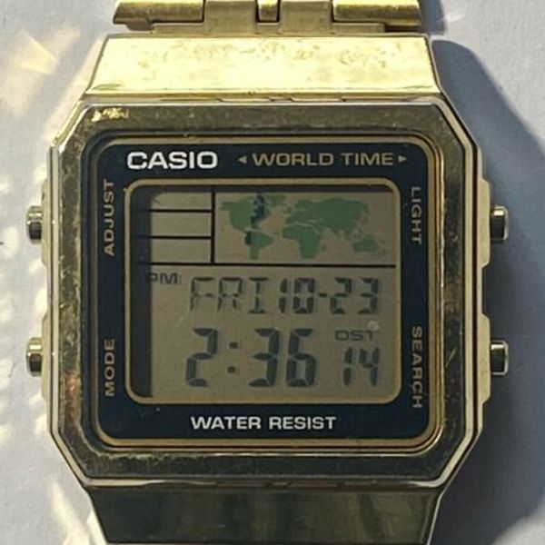 Casio World Time Mens Watch Runs 3437 A500W | WatchCharts