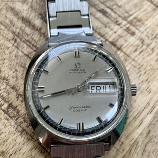 OMEGA Seamaster Cosmic Automatic Men's Watch 166.036 Day Date 166036 Vintage | WatchCharts ...