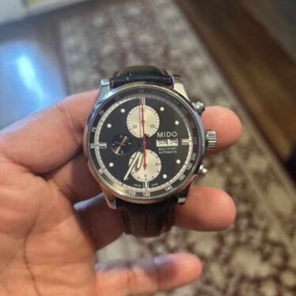 Mido Multifort Automatic Chronograph Men's Watch Used Swiss Movement ...