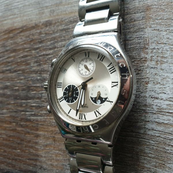 SWATCH IRONY CHRONO MOON FACE Aluminium YCS 441 2002 | WatchCharts