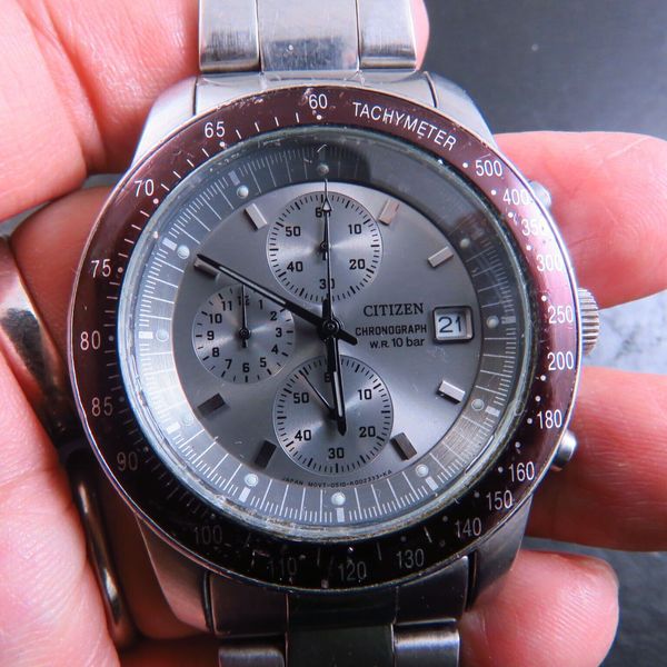 All Steel Citizen Chronograph WR 10 Bars Quartz Men Watch | WatchCharts ...