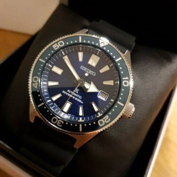 Seiko Automatic PROSPEX Divers Watch SPB053J1 Blue + Warranty ...