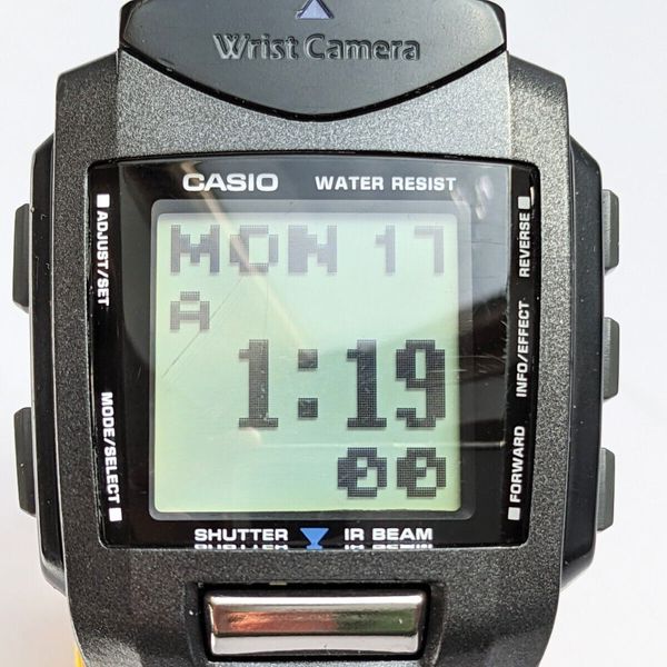 Casio WQV-1 Wrist Camera Digital Vintage Men's Watch | WatchCharts