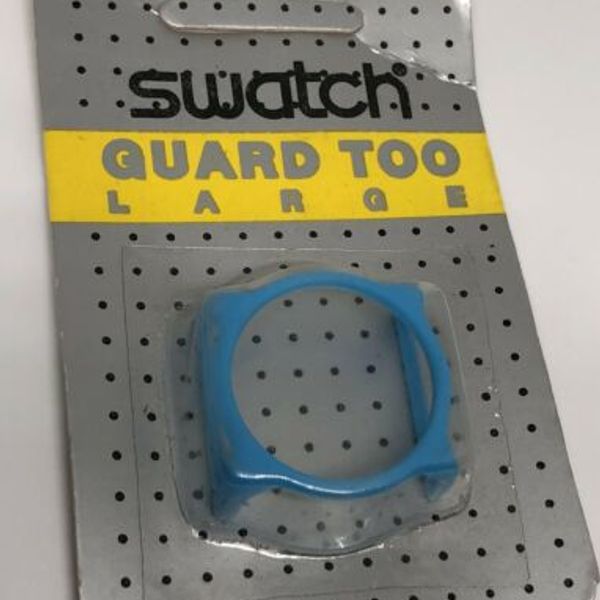 Hard To Find New Light Blue Vintage Swatch Watch Guard Too Large In ...