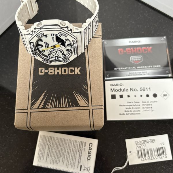 Casio G-Shock Manga Limited Edition GA-2100MNG-7AER | WatchCharts Marketplace
