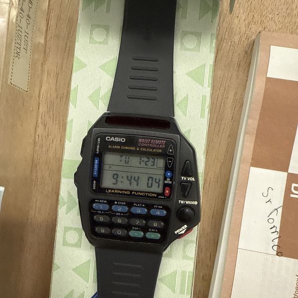Casio Vintage Watch Cmd-40 LCD Tv Remote Controller Calculator ...