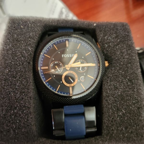 A Stunning Fossil Machine Two Toned Mens Watch FS5164 near new ...