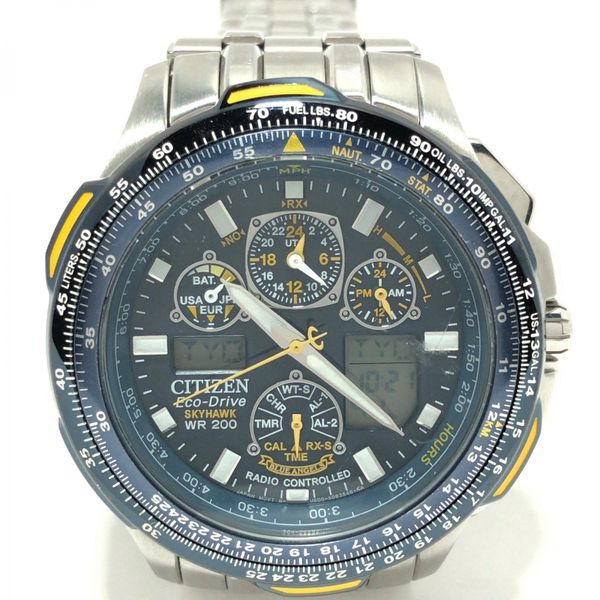 [New] [Used] CITIZEN Skyhawk Blue Angels Watch Radio / Chronograph ...