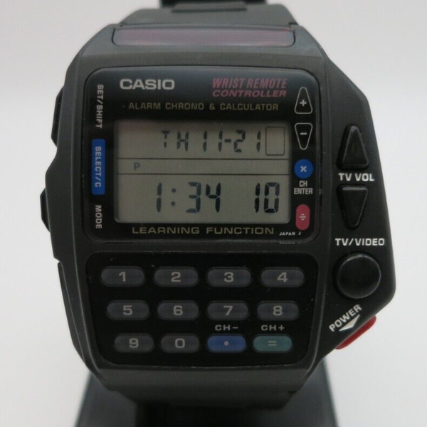 Vintage Casio Remote Control Digital Calculator Watch - CMD-40B - New ...