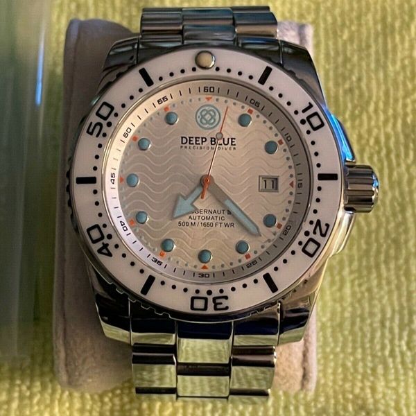 DEEP BLUE JUGGERNAUT III AUTOMATIC DIVER "45mm Rare" Excellent ...