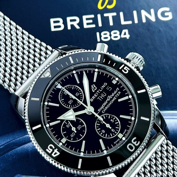 Breitling Superocean Heritage II Chronograph 44mm Black / A13313 / 2022 ...