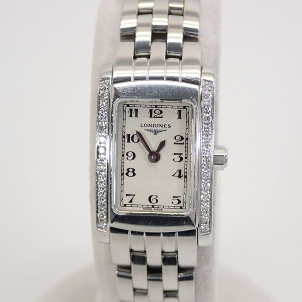 Longines [LONGINES] SS diamond bezel diamond 28P ivory dial Dolce Vita ...
