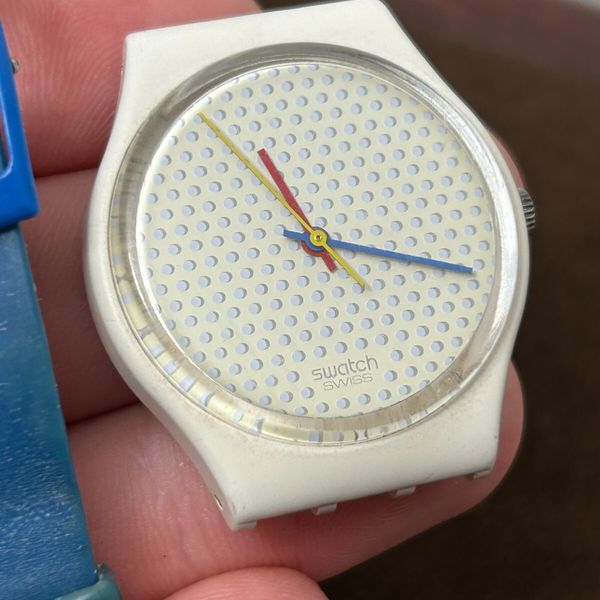 Vintage Swatch Watch Ping Pong GW105 1986 34mm - New Battery ...