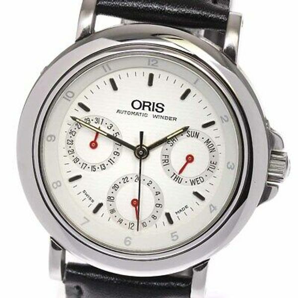 ORIS Complication 7434-40 Day date Silver Dial Automatic Men's Watch ...