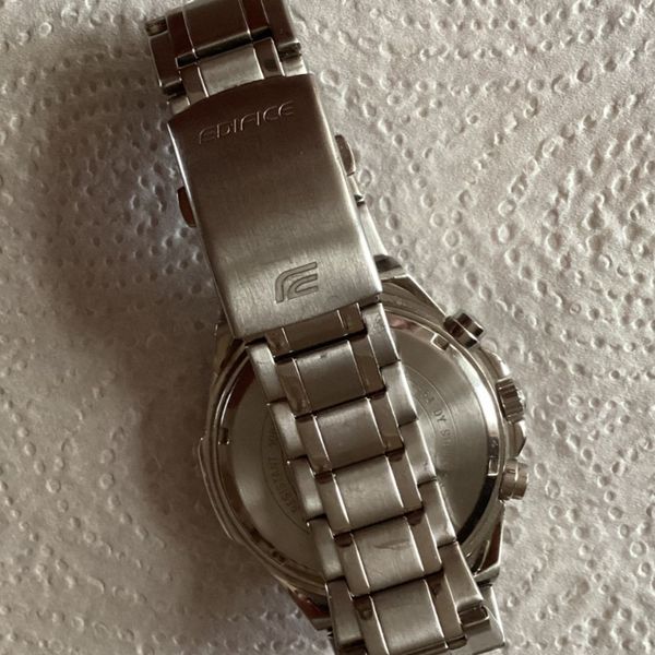 Men's Casio Edifice Chronograph Watch Model 5579. No Box Or Papers ...