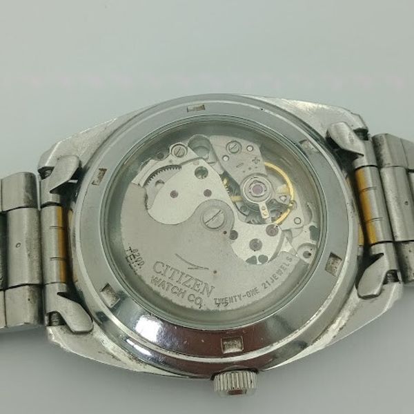 Vintage Citizen Automatic 21 Jewels 100m Mens Day Date White Dial 8200 CAL. | WatchCharts ...